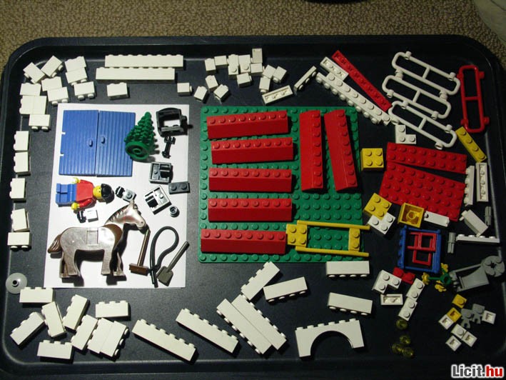 Licit.hu Lego 6355 Derby Trotter - ló, lovas - színcserés tan alaplap ...
